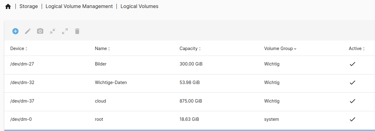 Support for LVM RAID logical volumes · Issue #1427 · openmediavault/openmediavault · GitHub