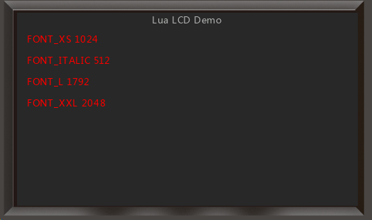 LUA: X10 lcd.font() broken on ETHOS 1.3.2 · Issue #1935 · FrSkyRC/ETHOS-Feedback-Community · GitHub