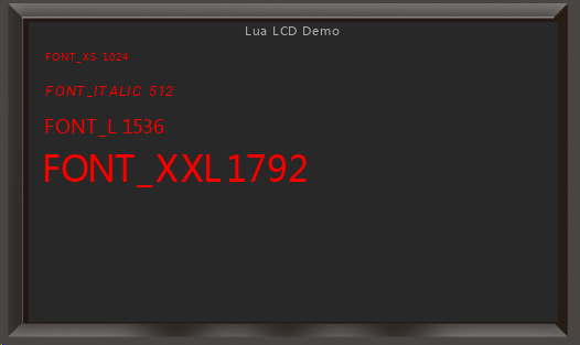 LUA: X10 lcd.font() broken on ETHOS 1.3.2 · Issue #1935 · FrSkyRC/ETHOS-Feedback-Community · GitHub