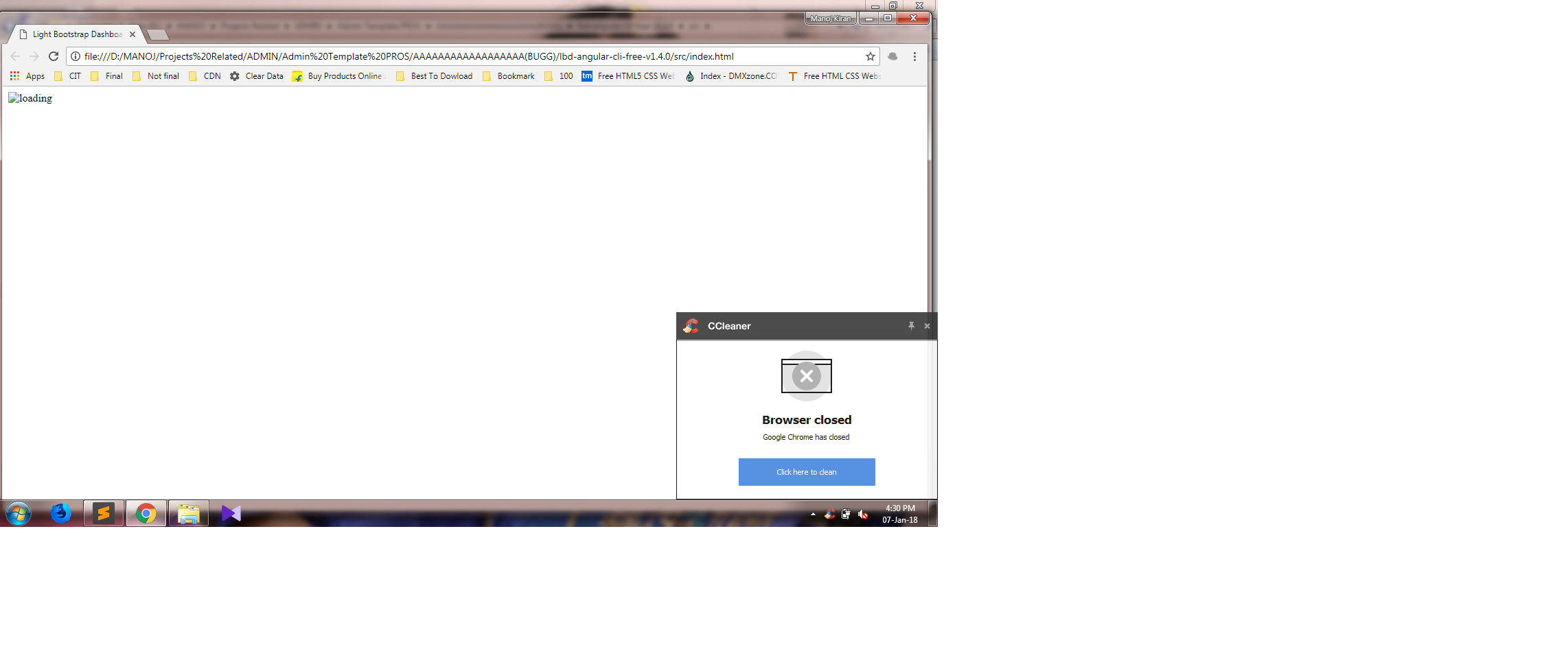 Index File Issue · Issue #3 · creativetimofficial/light-bootstrap-dashboard-angular-cli · GitHub