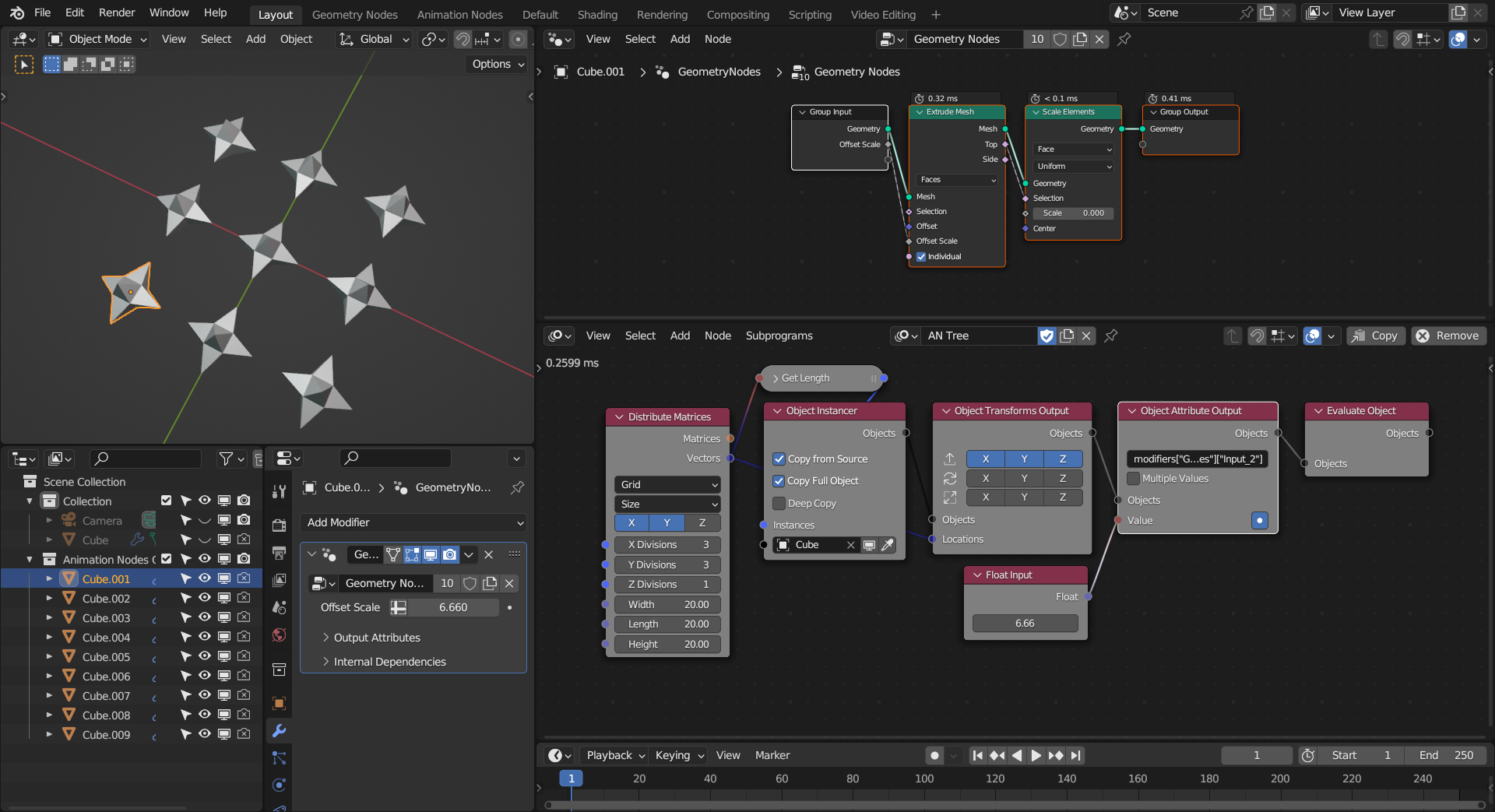 Geometry Node does not evaluate for AN-instanced objects · Issue #1900 · JacquesLucke/animation ...
