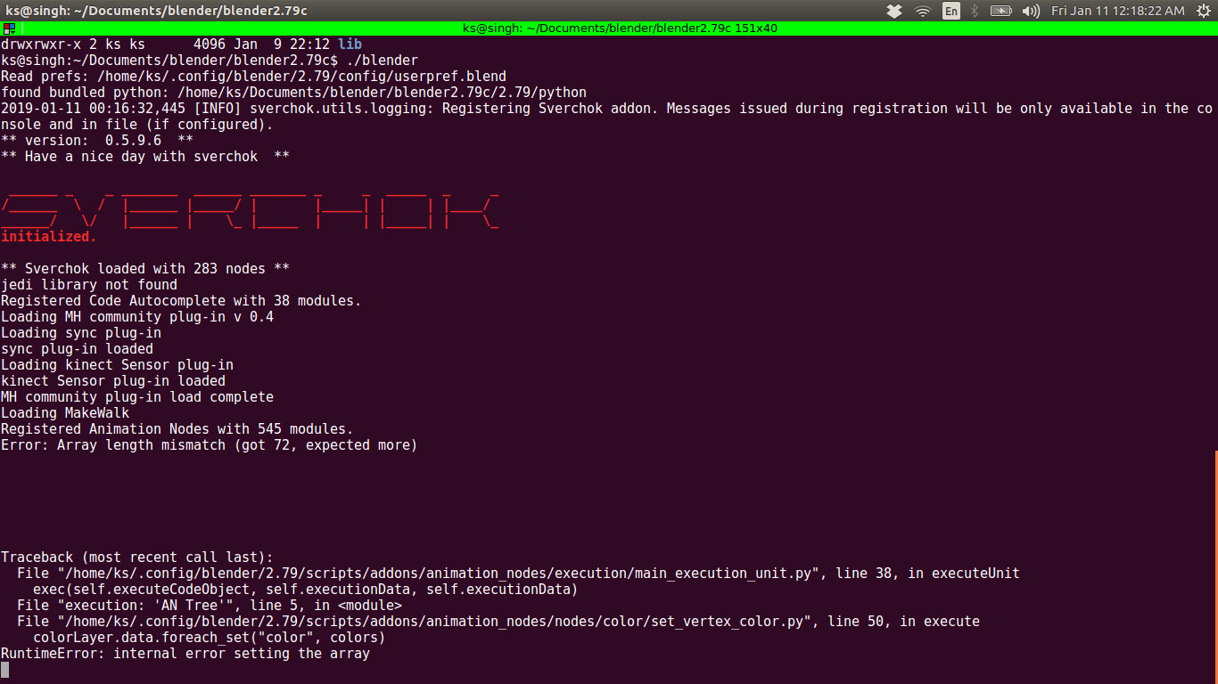 "Set Vertex Color Node" of AN2.1 does not work in Blender 2.79 (Latest ...