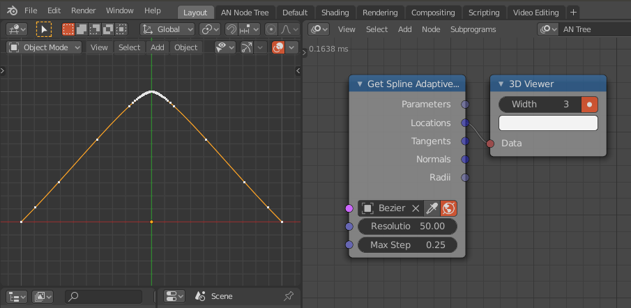 Adaptive sampling of curve · Issue #1330 · JacquesLucke/animation_nodes ...