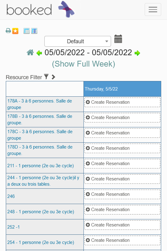 Compact View : Mobile - No Open & Closing times · Issue #112 · LibreBooking/app · GitHub