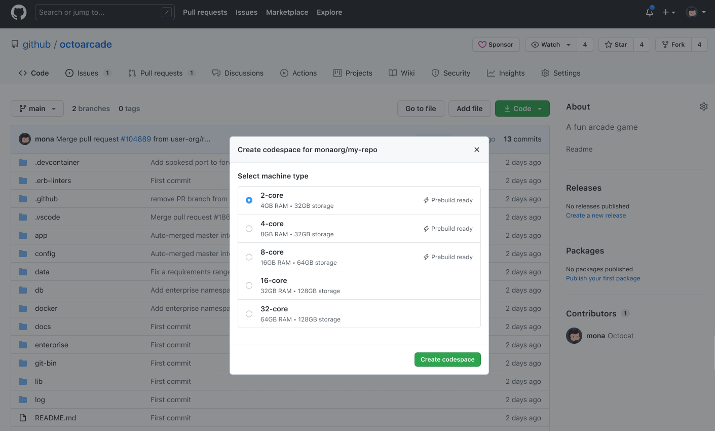 Codespaces: Prebuilds general availability · Issue #500 · github/roadmap · GitHub