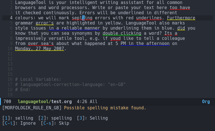 Languagetool el
