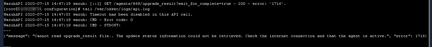 Error When Attempting To Upgrade Windows Agents · Issue 5441 · Wazuh