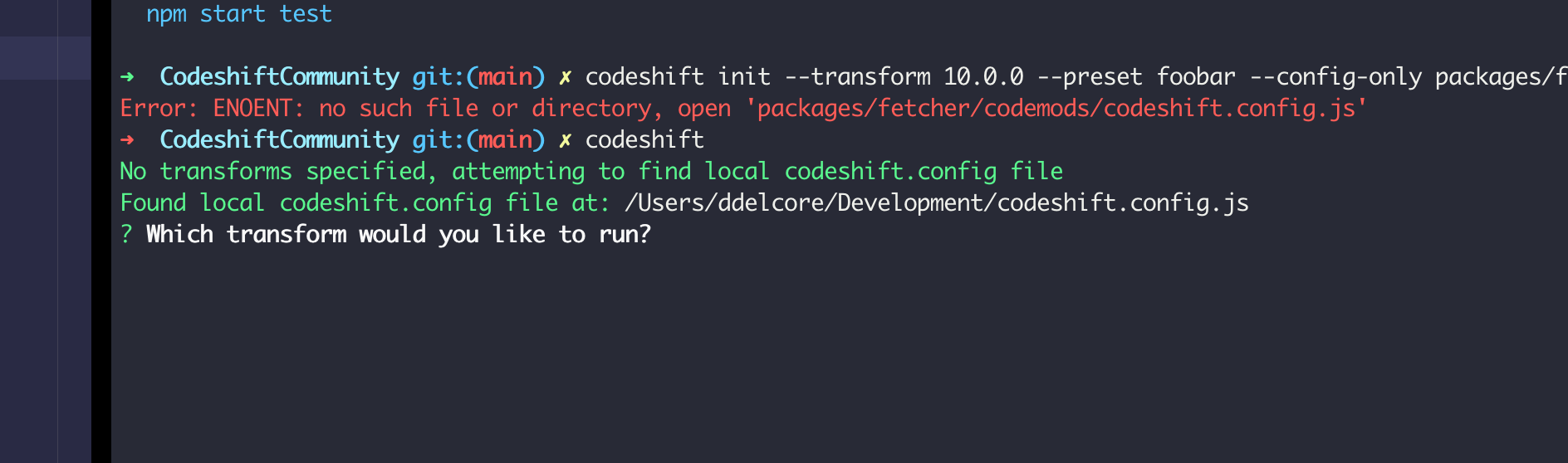 Bug: CLI will show empty list if no configs are found · Issue #136 · hypermod-io/hypermod ...