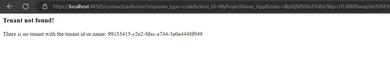 Non-Existing Tenant Issue · Issue #16025 · abpframework/abp · GitHub
