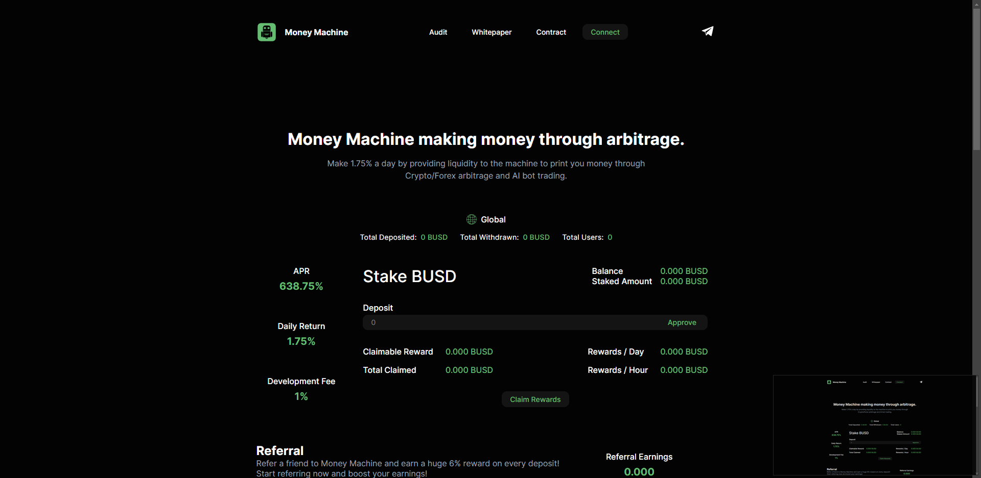 GitHub - Fredrik-Rafn/money-machine-dapp: Solidity Smart Contract & dApp for Money Machine