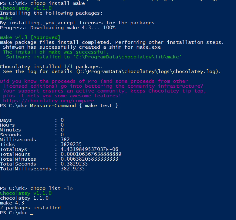 Shim is delayed by exactly 10 seconds · Issue #197 · chocolatey/home ...