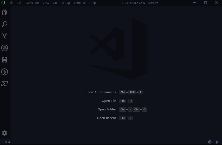 Startup of Integrated Terminal does not show cursor/prompt initially ...