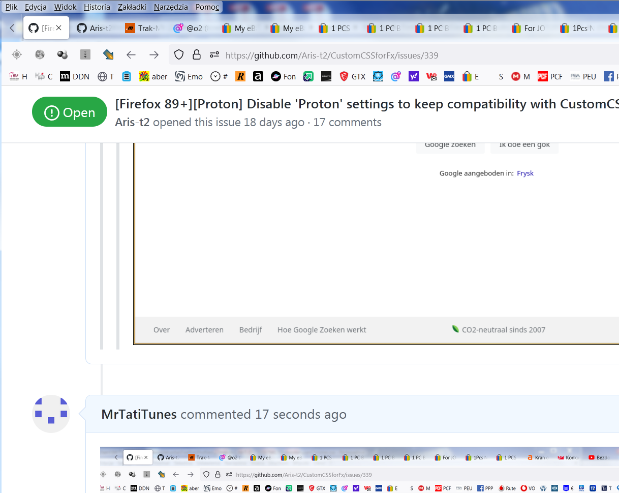 [Firefox 89+][Proton] Disable 'Proton' settings to keep compatibility with CustomCSSforFx ...