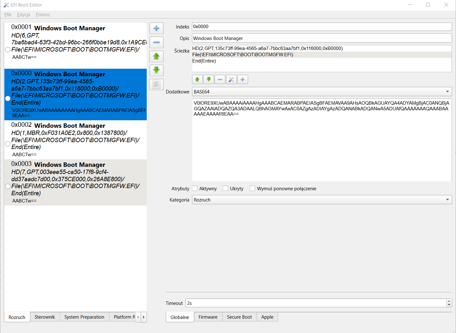 Manual and some problems with multi EFI choice screens. · Issue #81 · Neverous/efibooteditor ...