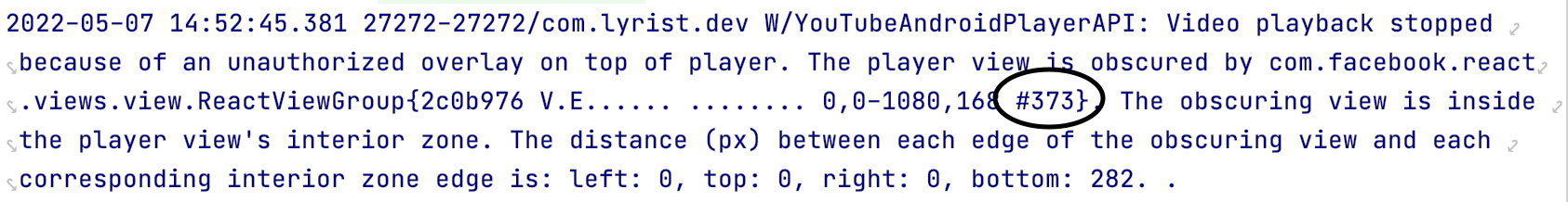 Hidden views cause UNAUTHORIZED_OVERLAY errors using react-native-youtube · Issue #10571 · react ...