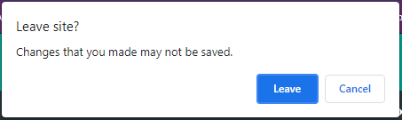 Add an "Unsaved changes" message · Issue #77 · BDO-Planner/issues · GitHub