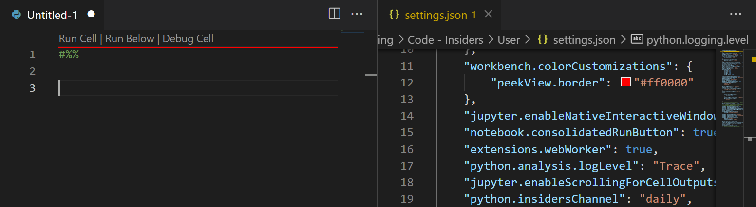 toggle for cell guidelines · Issue #6606 · microsoft/vscode-jupyter ...