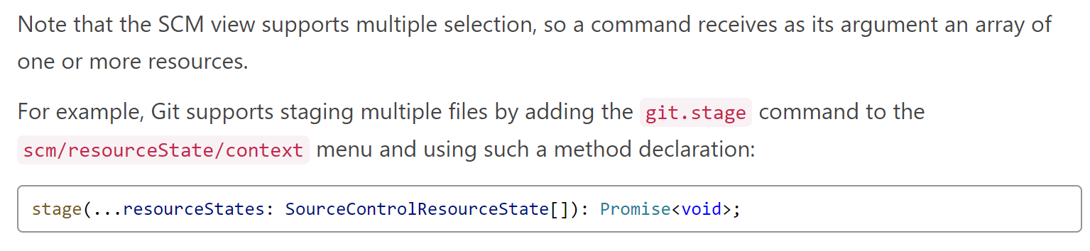 Multiple selection in SCM doesn't work · Issue #96 · microsoft/vscode-remote-repositories-github ...