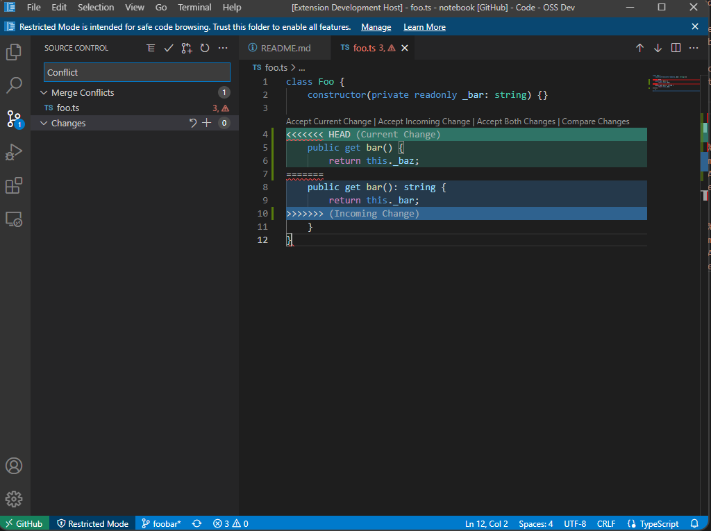 Enable merge-conflict extension in virtual workspaces by joyceerhl ...