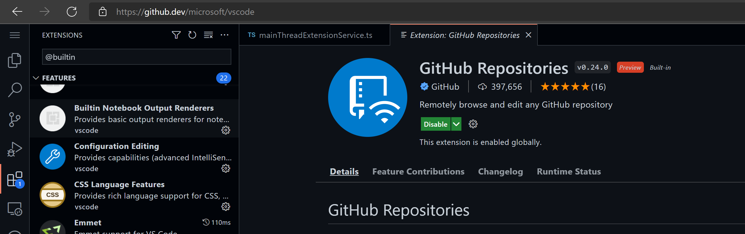 github.dev often shows no diff anymore for me · Issue #177 · microsoft ...