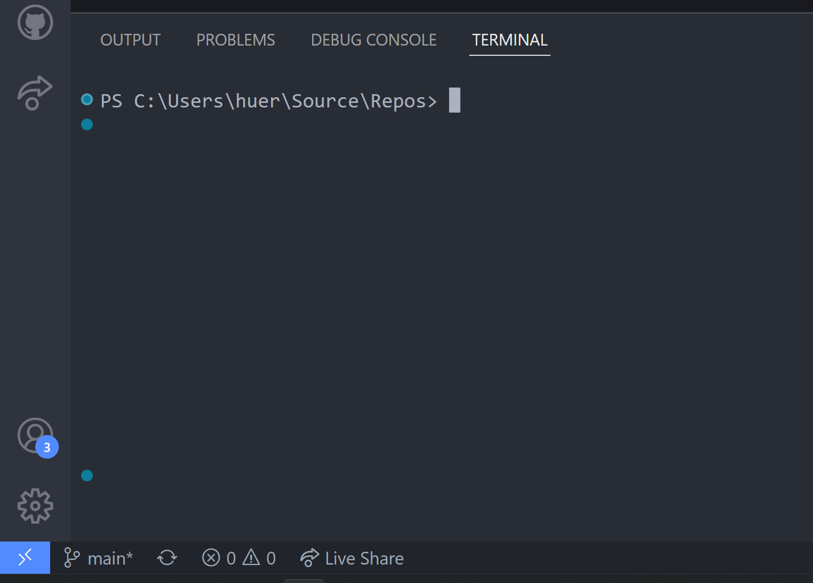 Terminal command success decorations still render after running `clear` · Issue #143784 ...
