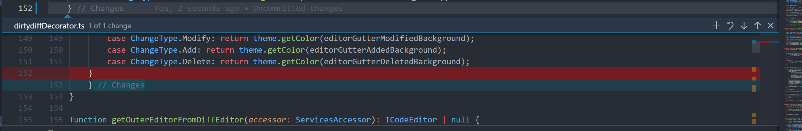Add support for SCM quick diff · Issue #158 · microsoft/vscode-remote-repositories-github · GitHub