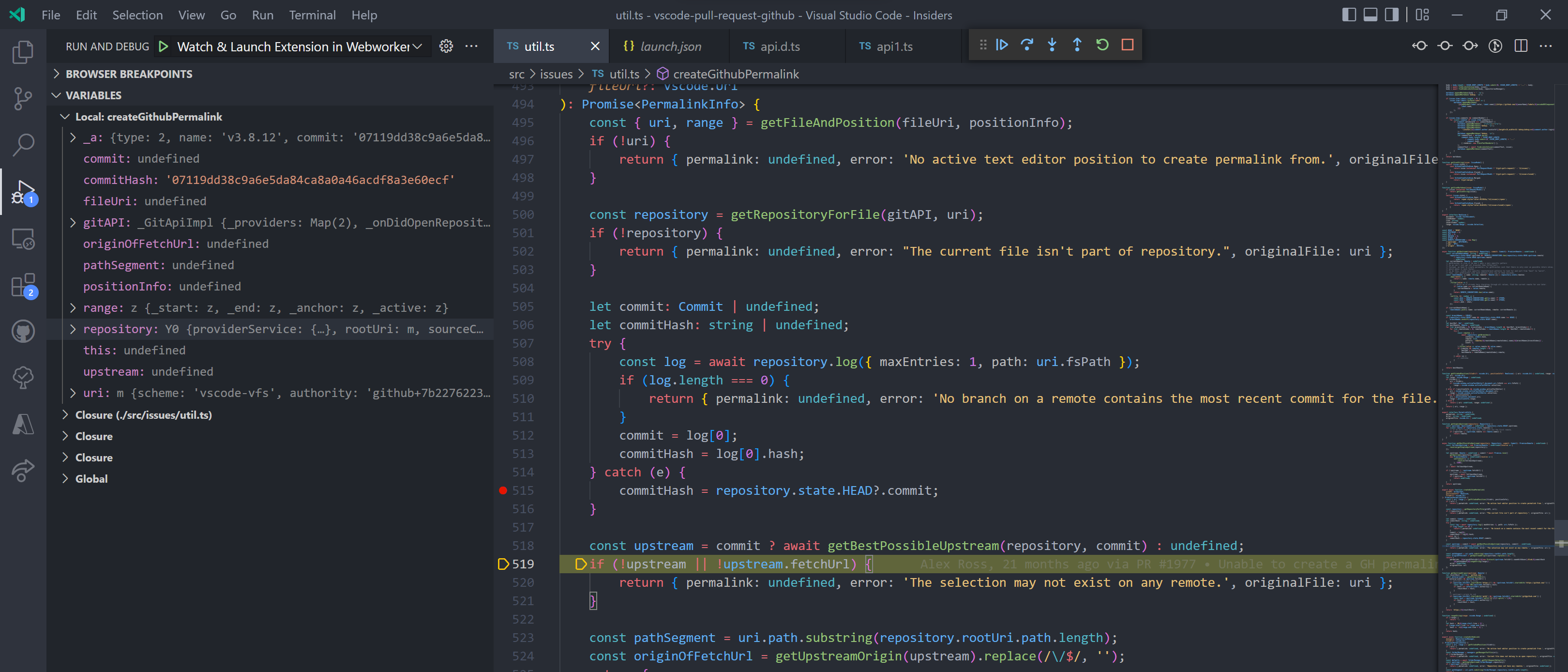 Support permalinks from a git tag · Issue #3402 · microsoft/vscode-pull ...