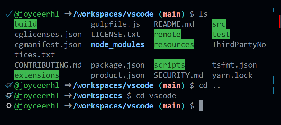 Shell integration command decorations overlaid in Codespaces · Issue #151234 · microsoft/vscode ...