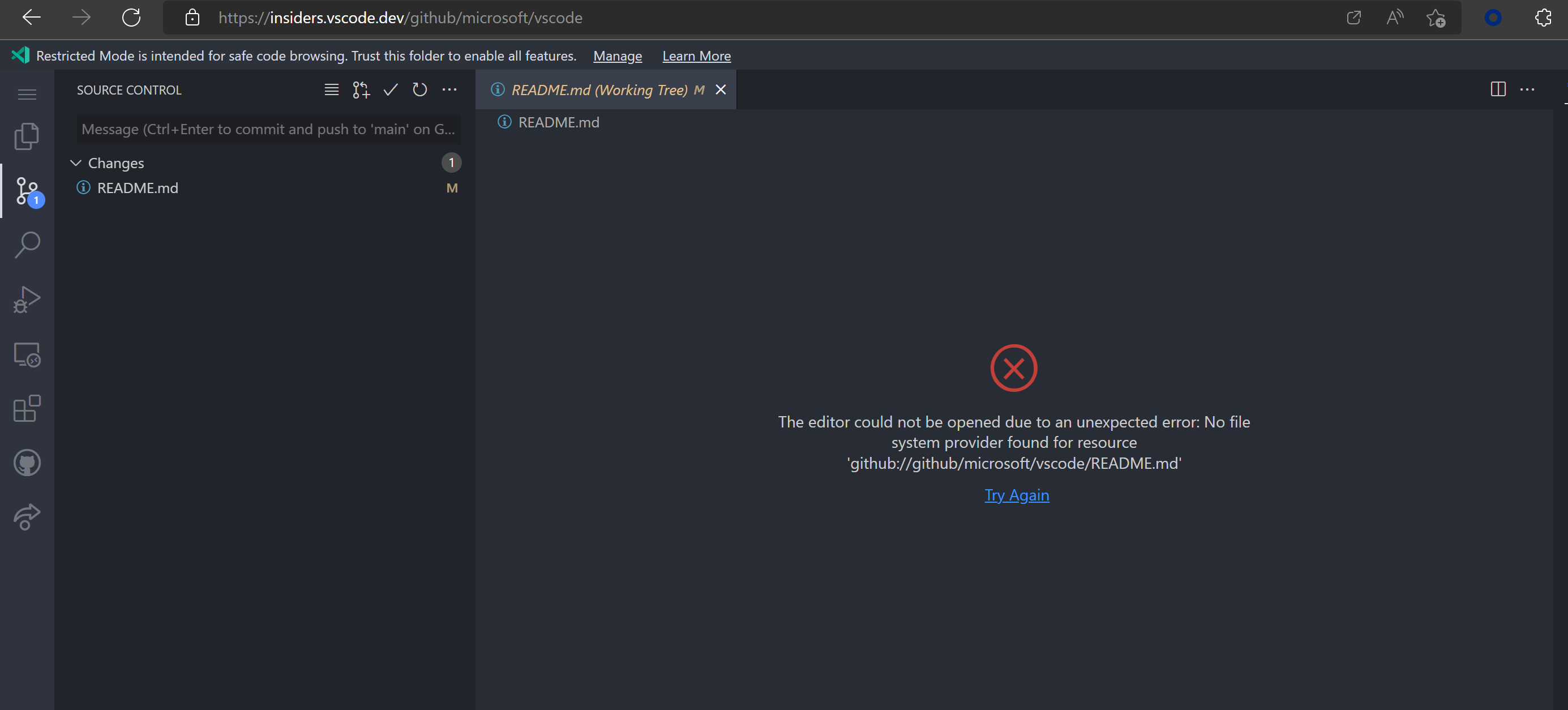 Diff Editor Always Fails To Restore On A Reload · Issue 200 4727
