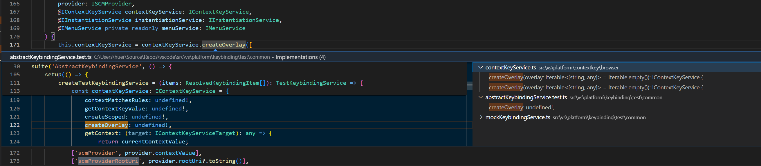 Text Editor Background For Sticky Scroll Header In Peek View Does Not Have Peek View Background