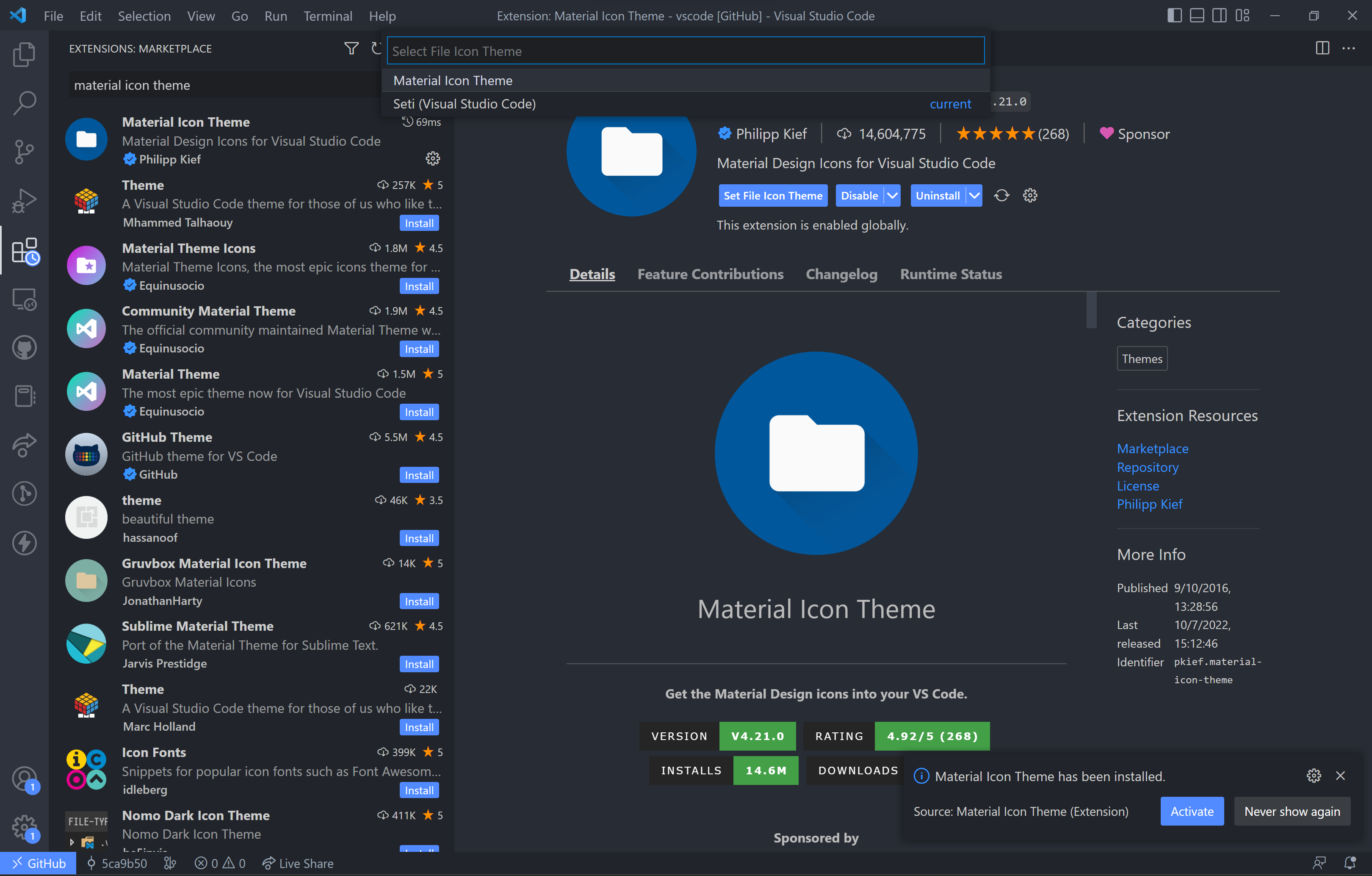 Consider Not Showing A Notification On Install · Issue 1735 · Material 