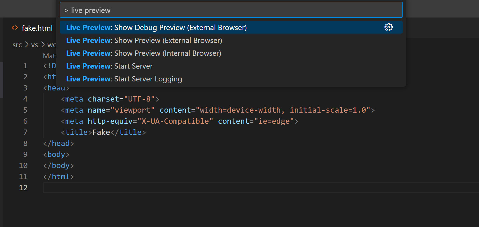 `open Preview In External Browser` Missing When On File Focus · Issue 360 · Microsoftvscode