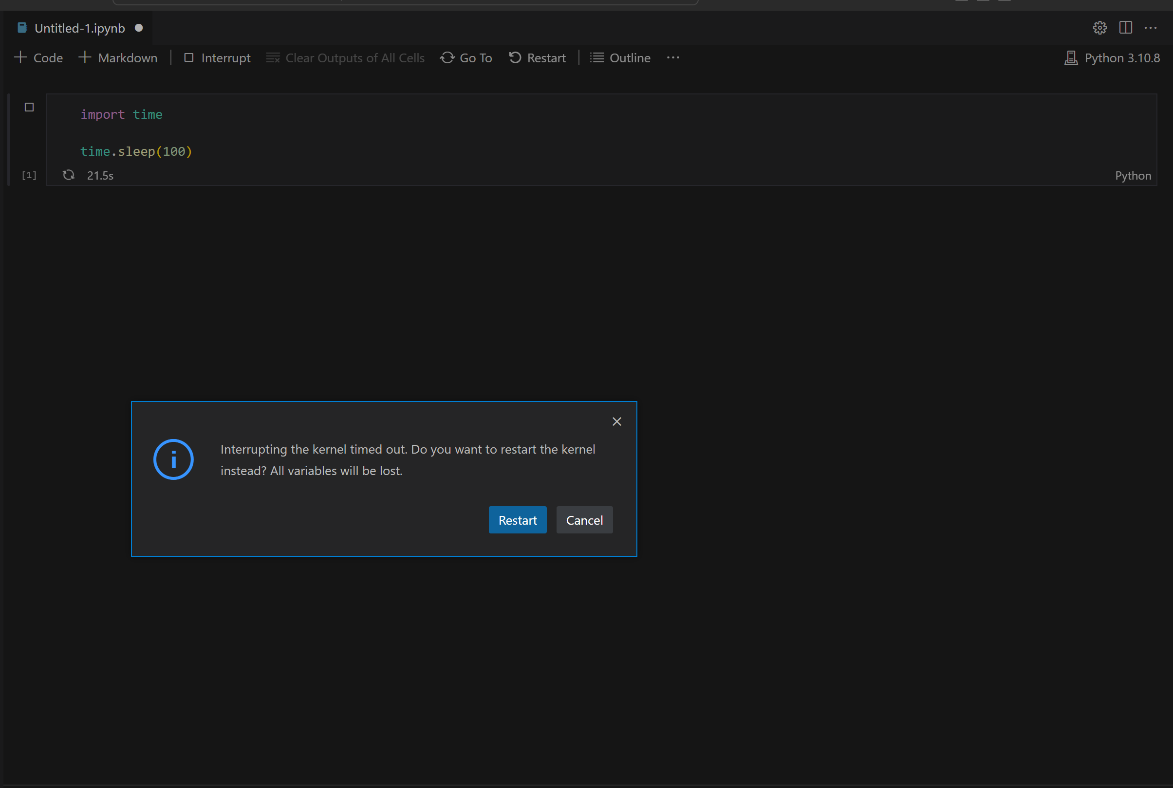 VS Code should not interrupt kernel execution upon deleting a cell · Issue #163133 · microsoft ...