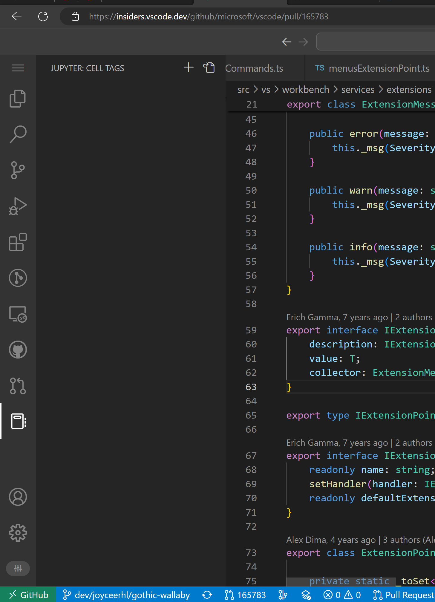 Use a context key to show cell tags only when a notebook is open · Issue #11 · microsoft/vscode ...