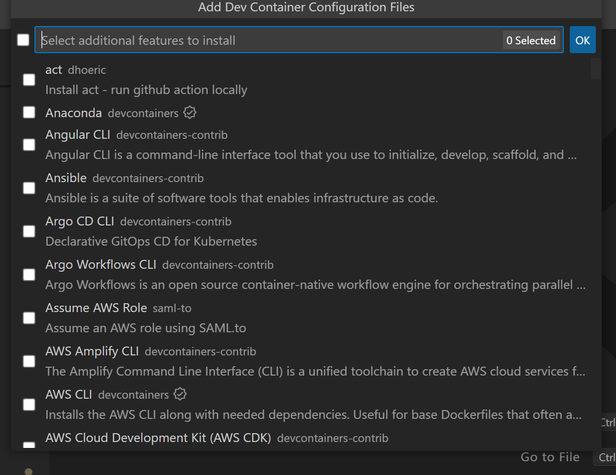 Configure Container Features should not be available in a local window · Issue #7625 · microsoft ...