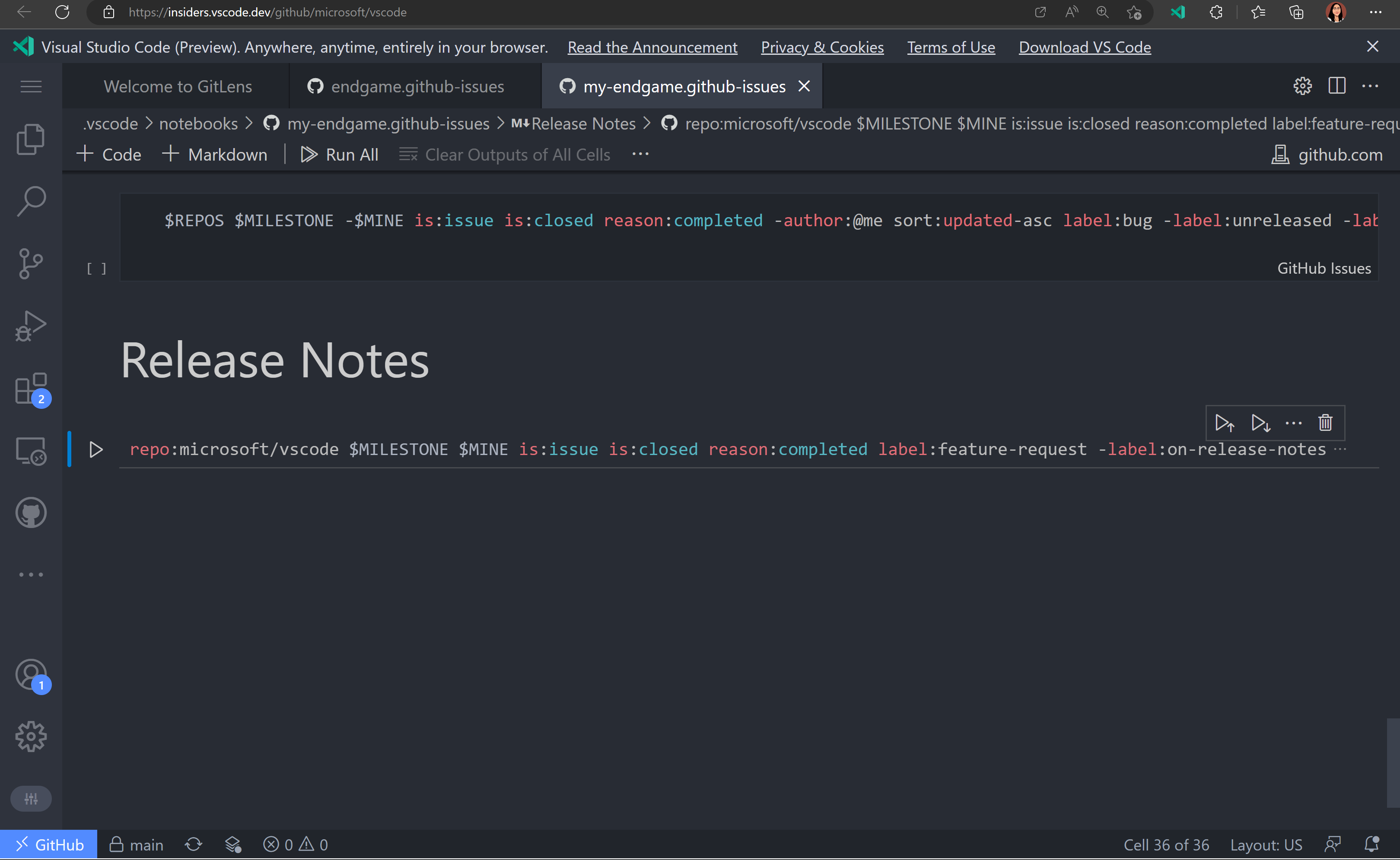 Notebook Cell Editor Renders With Wrong Height · Issue 167976 · Microsoftvscode · Github 