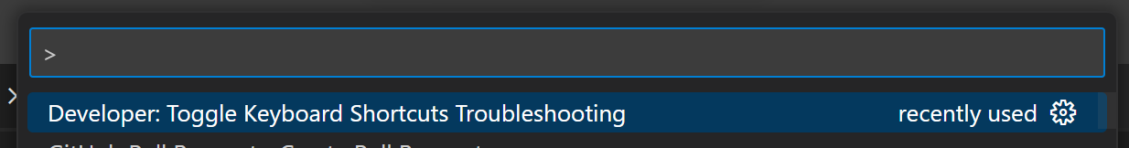 Shortcut of command doesn't work (likely conflicts with other commands ...