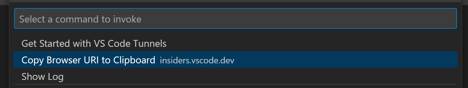 Copy vscode.dev link to tunnel generates an invalid link when an ...