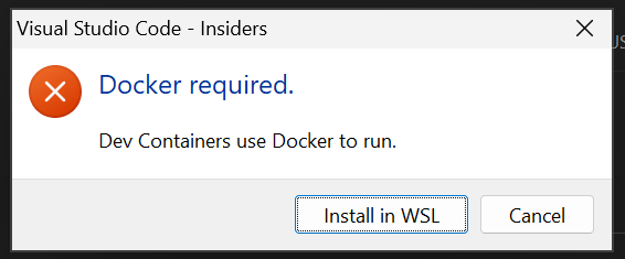 Docker Install Message Could Be Friendlier · Issue 8898 · Microsoftvscode Remote Release · Github 7340