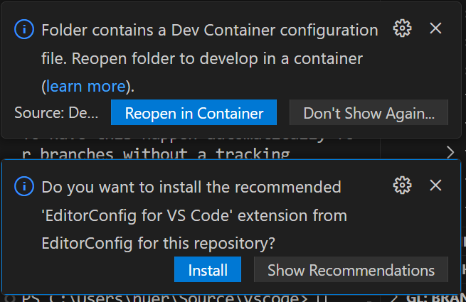 Notification and notification buttons lack border radius · Issue #191532 · microsoft/vscode · GitHub