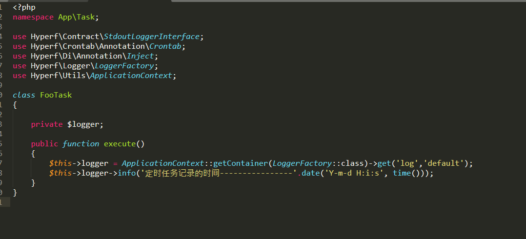 [QUESTION] 定时任务使用报错，已经注册了，但是不能用 · Issue #1536 · hyperf/hyperf · GitHub