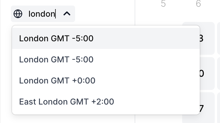 [CAL-1222] Timezone dropdown shows london several times · Issue #7660 · calcom/cal.com · GitHub