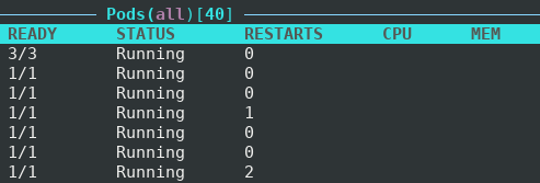 CPU and Memory usage missing · Issue #107 · derailed/k9s · GitHub