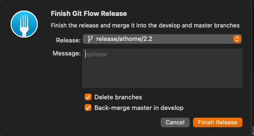 Git flow - finish release does not show correct value · Issue #1630 · fork-dev/Tracker · GitHub