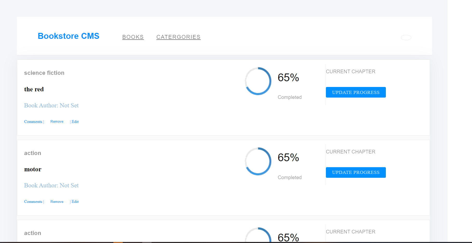 GitHub - tnyandoro/bookstore