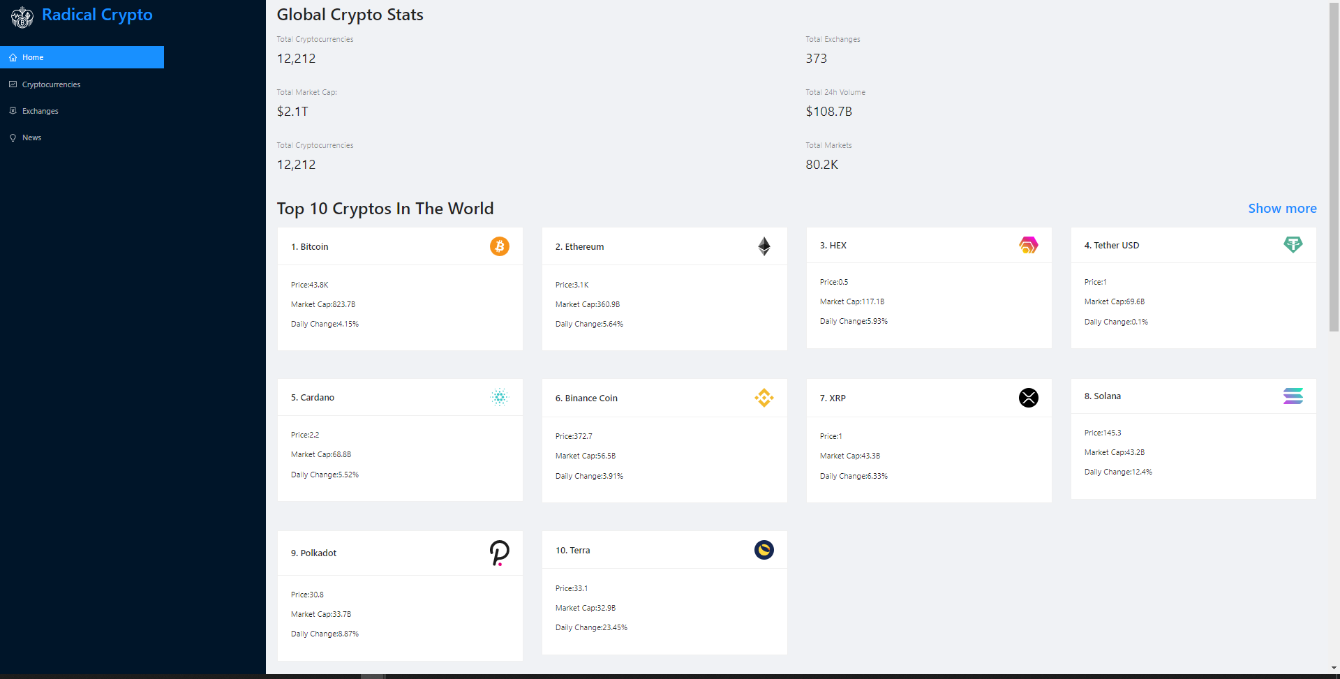 GitHub - tnyandoro/cryptoapp: This a currency and crypto exchange app