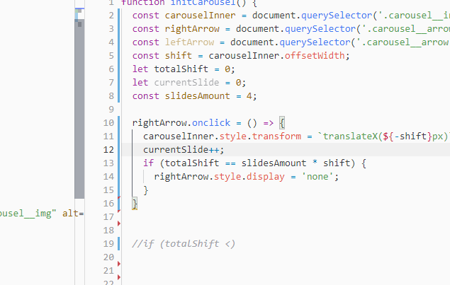 The global variable looks gray, as if it is not being used(but it is ...