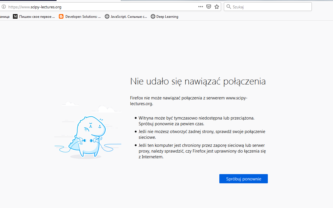 Cannot open the page with Python Scientific Lecture Notes · Issue ...