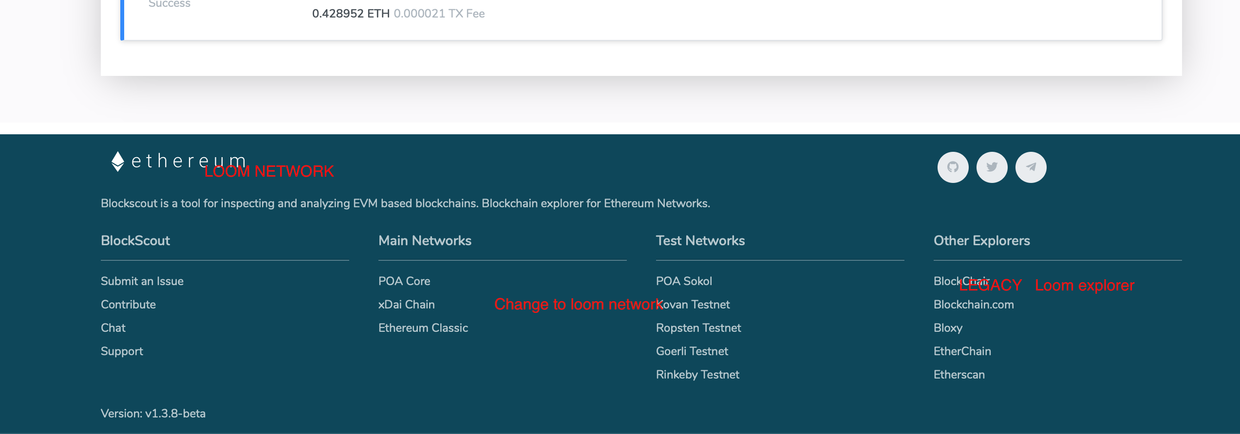new footer · Issue #10 · loomnetwork/blockscout · GitHub