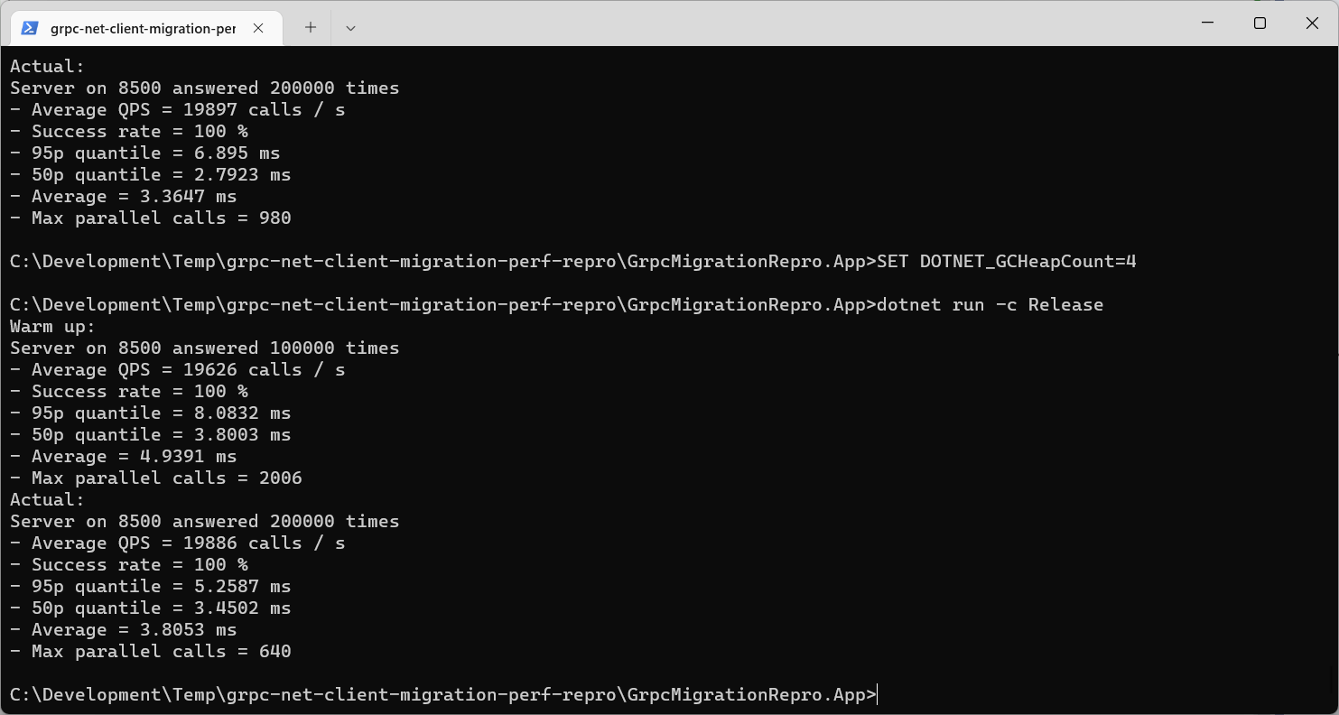 HTTP2: Extreme performance difference depending on whether ...